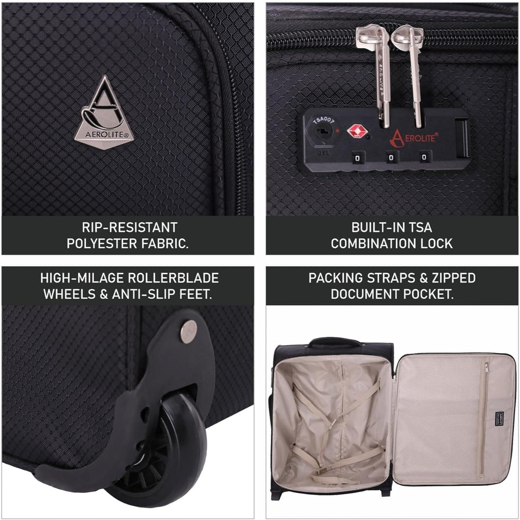 easyjet large cabin luggage- Lightweight 2 Wheel Carry On – Aerolite UK