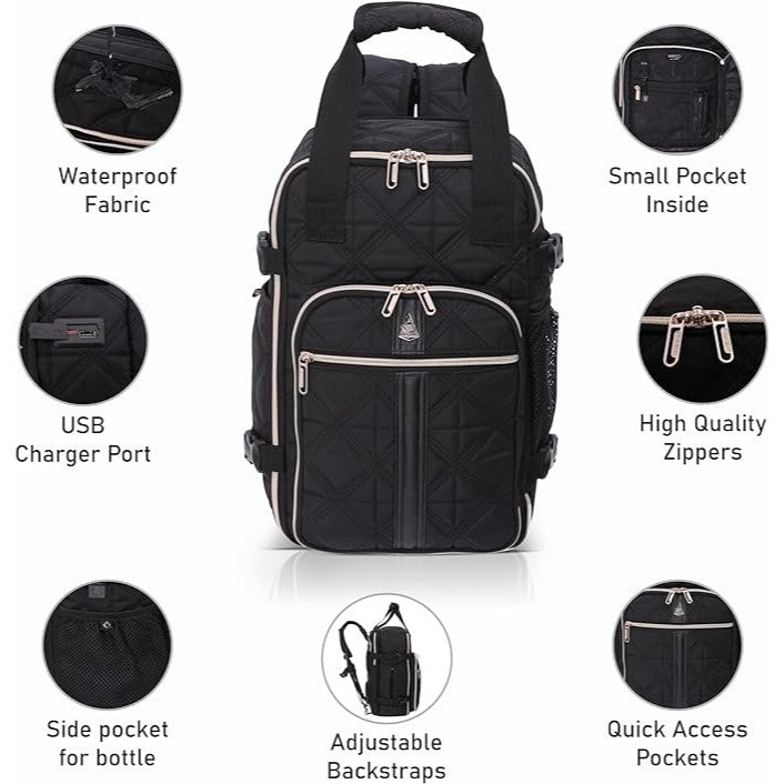 Aerolite 40x20x25 Ryanair Maximum Size Backpack Eco-Friendly Cabin ...