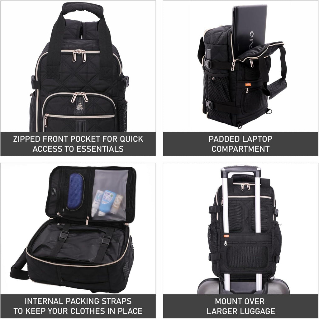 Aerolite 40x20x25cm Ryanair Maximum Premium Eco-Friendly Backpack with ...