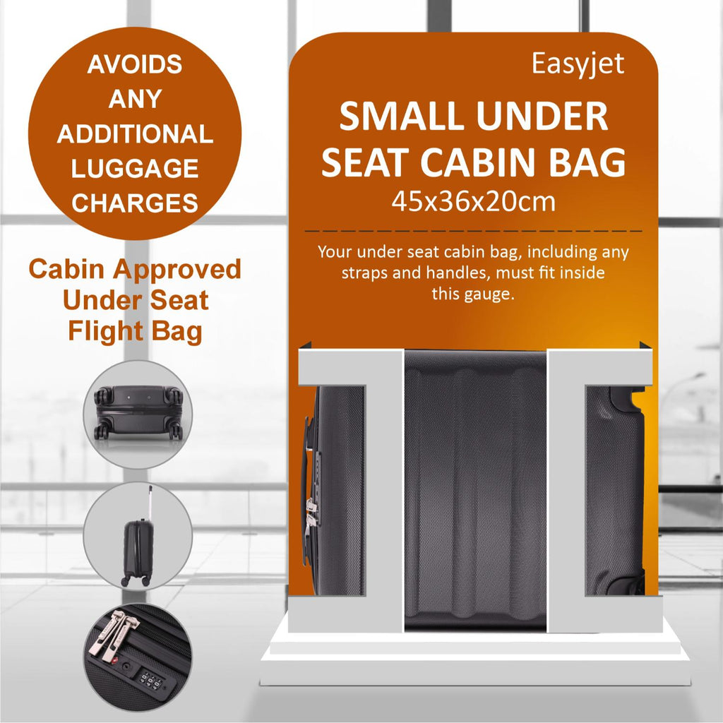 Aerolite 45x36x20cm Easyjet Maximum Cabin Size Carry On Suitcase With ...