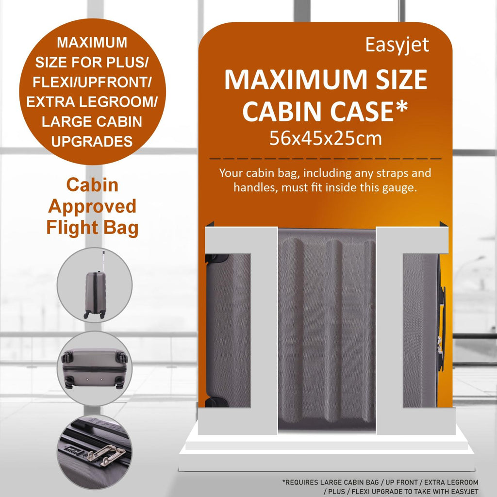 EasyJet Large Cabin Luggage Suitcase 56x45x25cm - Maximize Your Carry ...