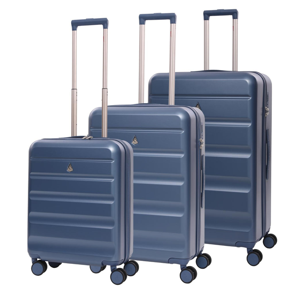 Aerolite 3-Piece Luggage Set – Lightweight Hard Shell Suitcases with 4 ...