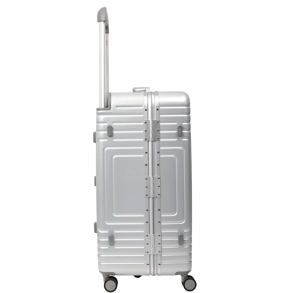 Aerolite Aluminium Frame Zipperless Trunk Suitcase | TSA Lock | Silent ...