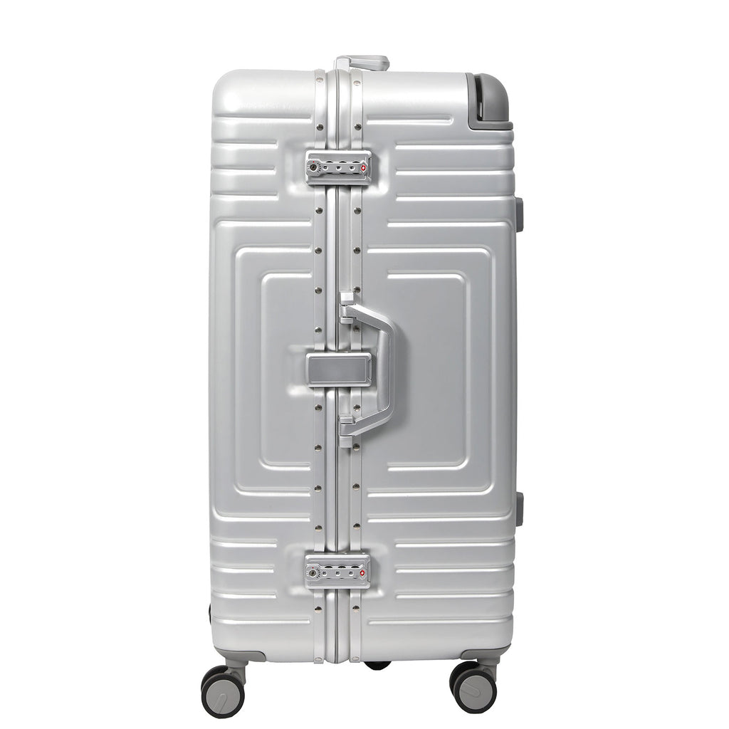 Aerolite Aluminium Frame Zipperless Trunk Suitcase | TSA Lock | Silent ...
