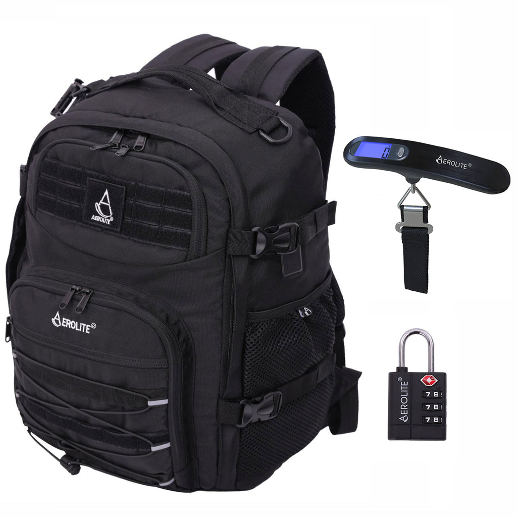 Aerolite 45x36x20cm Easyjet Maximum Premium Quality Tactical Backpack ...