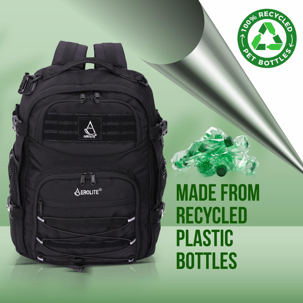 Aerolite 45x36x20cm Easyjet Maximum Premium Quality Tactical Backpack ...
