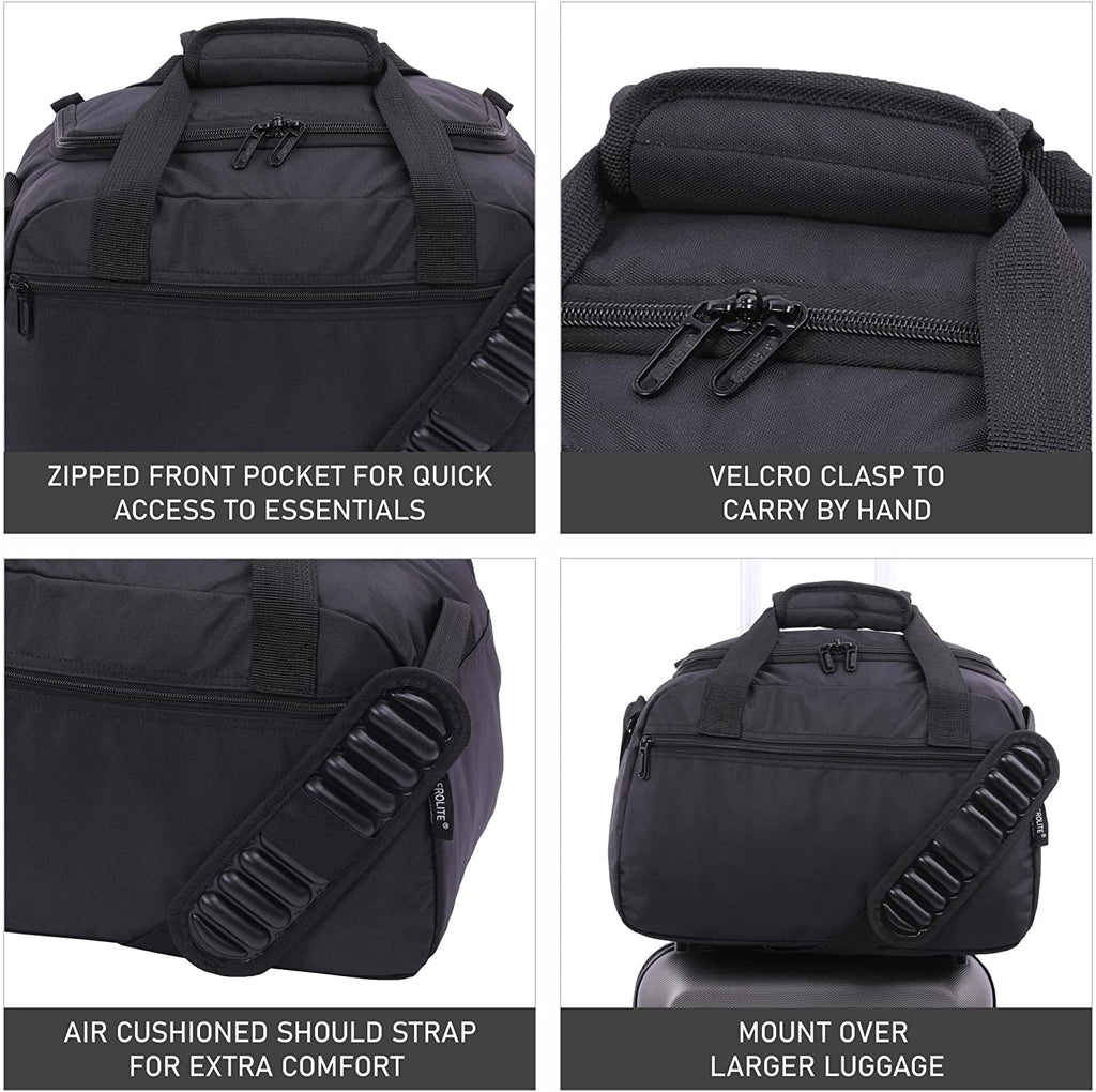 Aerolite New Ryanair Max Priority Bundle, Expandable 55x40x23cm Suitca ...