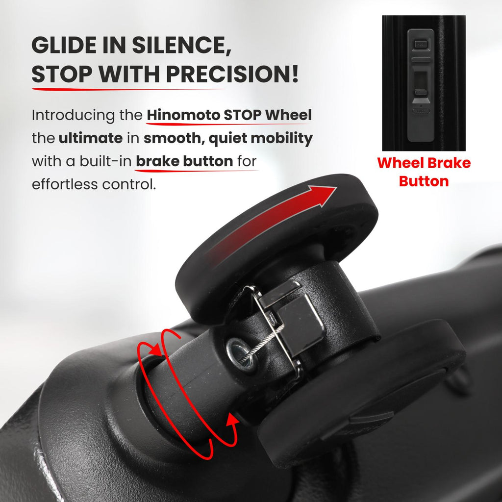 Aerolite M-Lite Smart 21” Cabin Suitcase – Silent & Smooth Hinomoto Wh ...