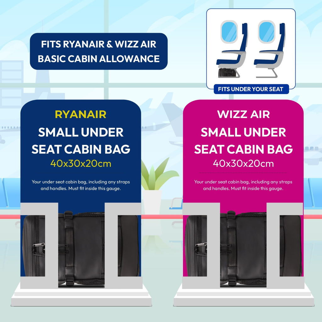 Aerolite Waterproof Backpack – Ryanair & Wizz Air Free Underseat Size ...