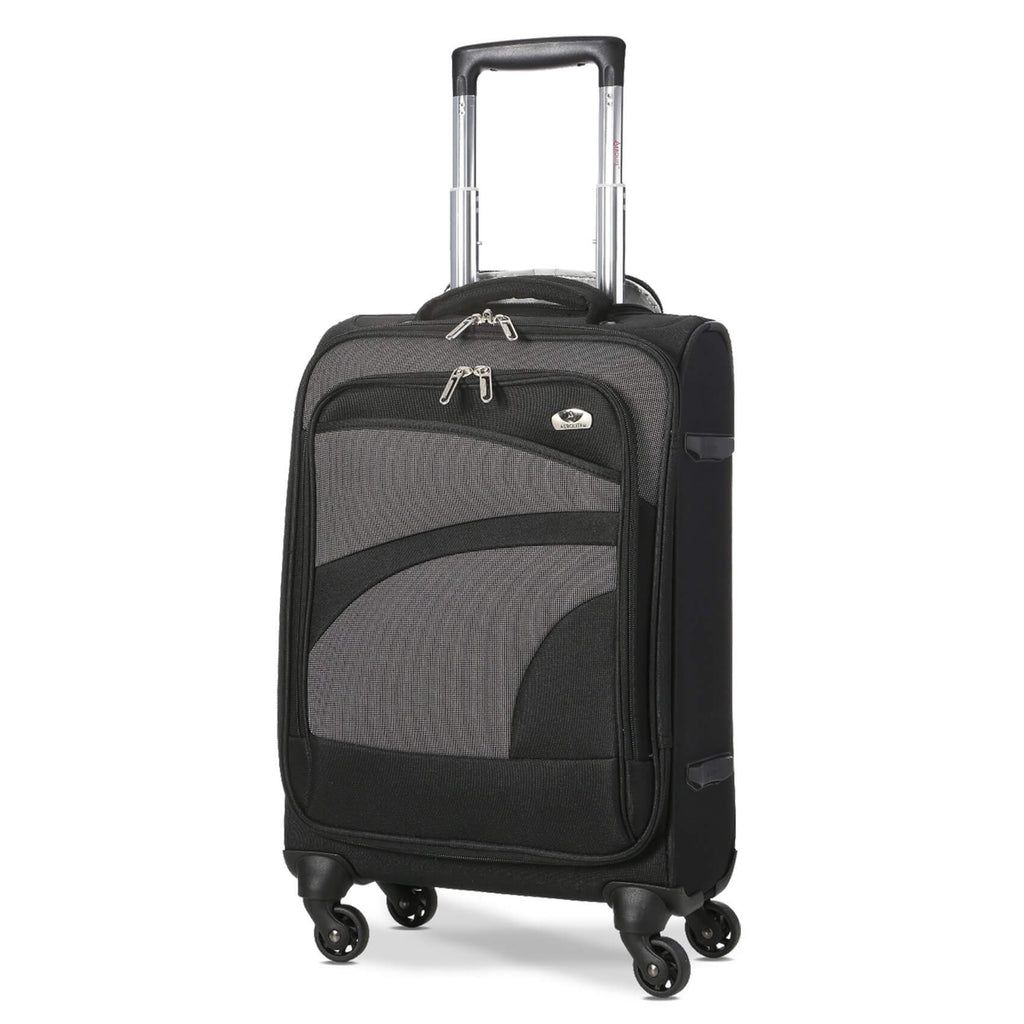 Aerolite Soft Shell Cabin & Hold Luggage Luggage, Cabin 21", Medium 25 ...
