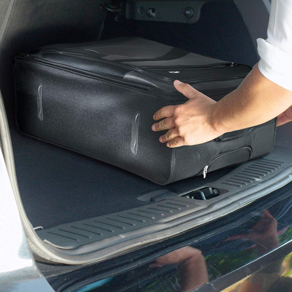 Aerolite Soft Shell Cabin & Hold Luggage Luggage, Cabin 21", Medium 25 ...