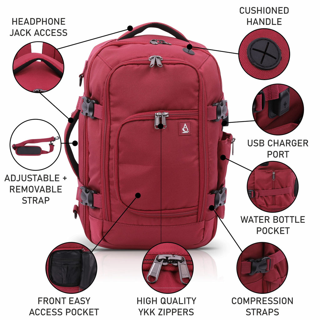 Aerolite (40x20x25cm) New and Improved 2024 Ryanair Maximum Size Hand ...