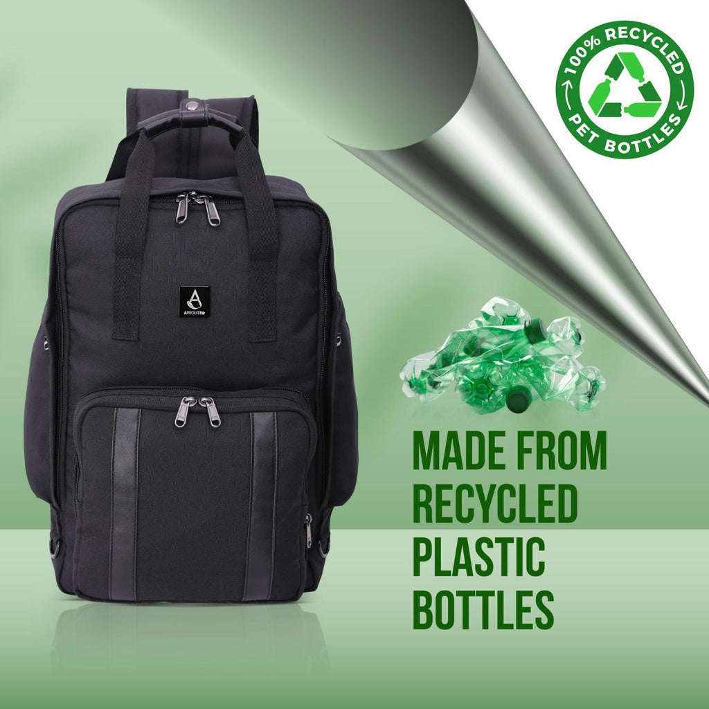 Aerolite 40x20x25cm Approved for Ryanair Premium Eco-Friendly Backpack ...